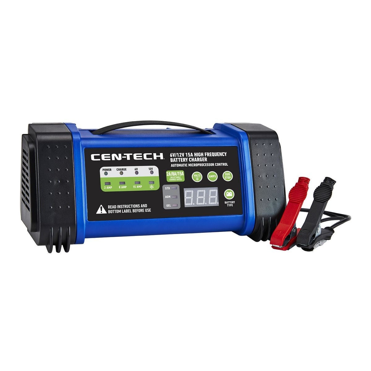 6v/12v 15 Amp High Frequency Battery Charger Can-Tech – Brotherz Tools